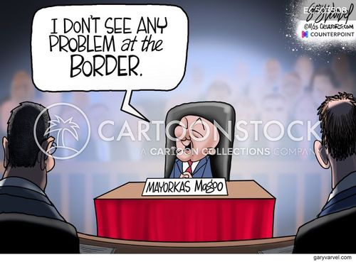 Border Tension Cartoons and Comics - funny pictures from CartoonStock