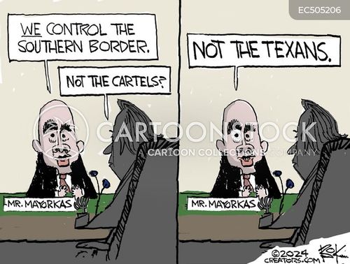 Political Border Cartoons and Comics - funny pictures from CartoonStock