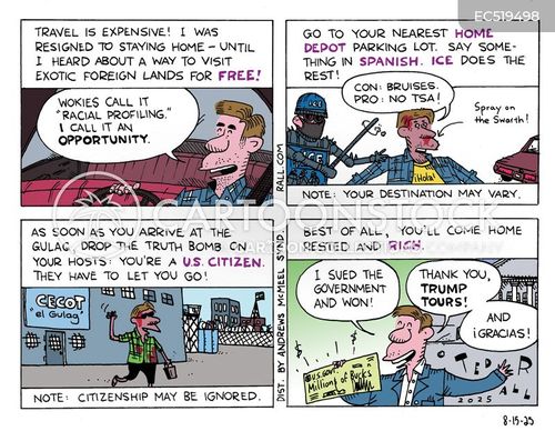 Trump Deportations Cartoons and Comics - funny pictures from CartoonStock