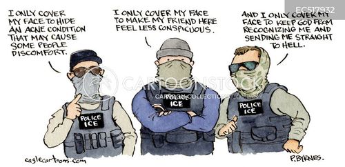 Masked Agents Cartoons and Comics - funny pictures from CartoonStock