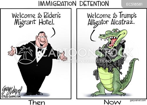 Immigration Detention Cartoons and Comics - funny pictures from ...