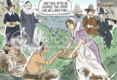 Pilgrim-native American Relations Cartoons and Comics - funny pictures ...