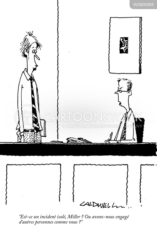 Dessins humoristique et caricaturés avec Pratiques D'embauche