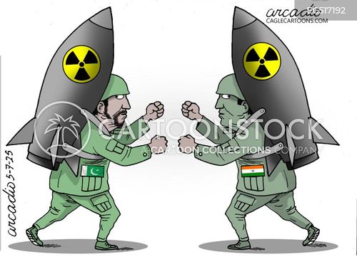 Nuclear Stand-off Cartoons and Comics - funny pictures from CartoonStock