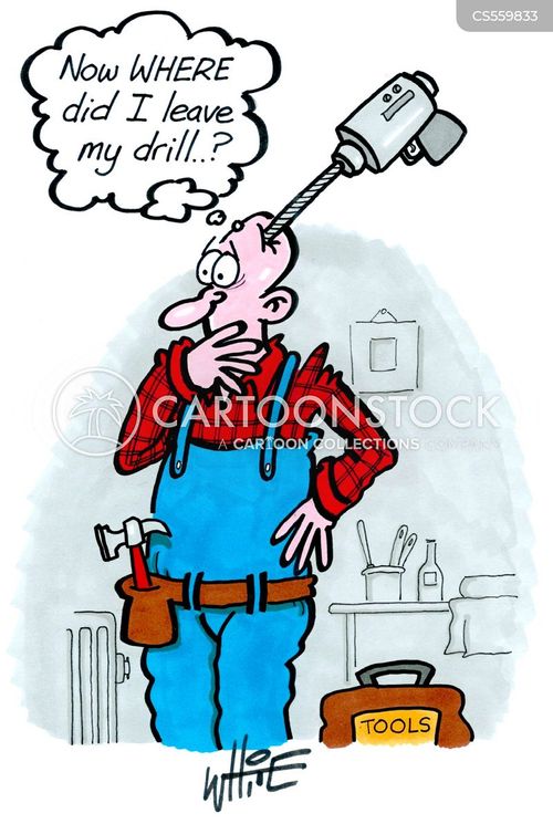 Mechanical Tool Cartoons and Comics - funny pictures from CartoonStock