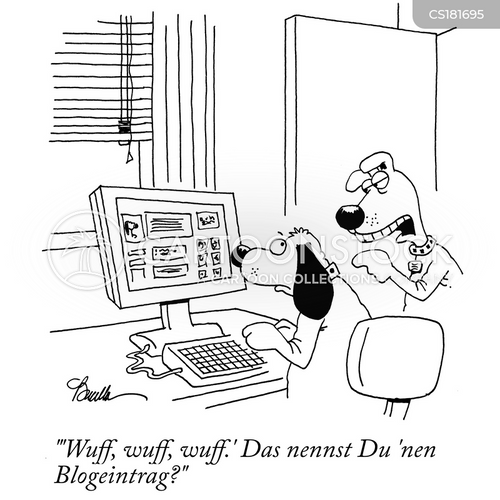Cartoons und Karikaturen mit Informationen