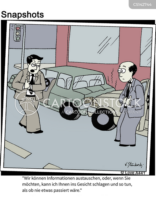 Cartoons und Karikaturen mit Austausch Von Informationen
