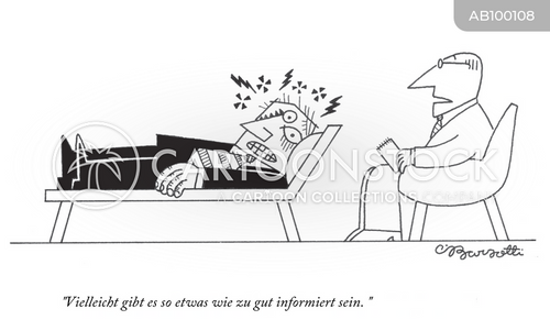 Cartoons und Karikaturen mit Iq