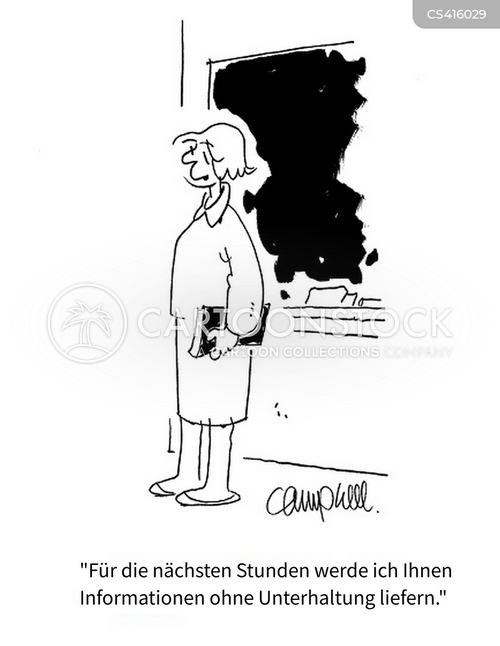 Cartoons und Karikaturen mit Infotainment