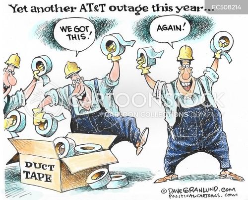 Phone Outage Cartoons and Comics - funny pictures from CartoonStock