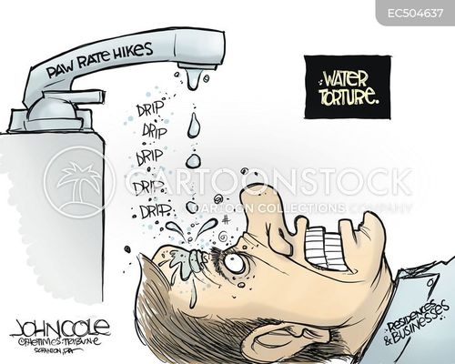 Water Bill Increase Cartoons and Comics - funny pictures from CartoonStock