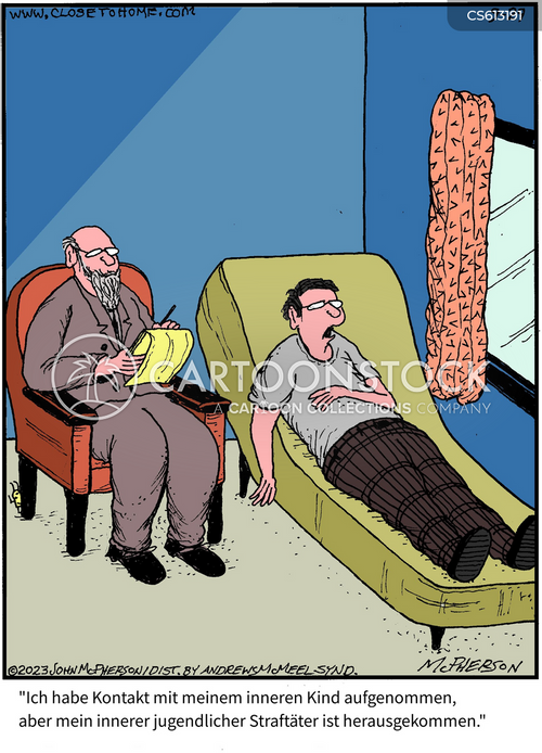 Cartoons und Karikaturen mit Inneres Kind