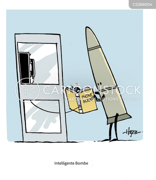 Cartoons und Karikaturen mit Strategische Bombardierung