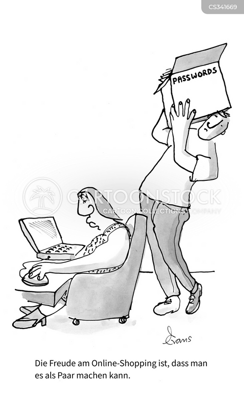 Cartoons und Karikaturen mit Internet