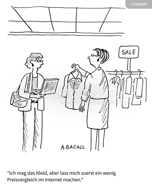 Cartoons und Karikaturen mit Internet