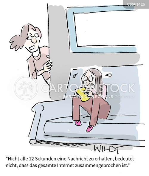 Cartoons und Karikaturen mit Internet