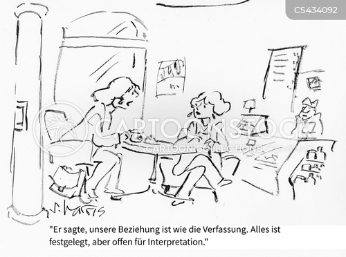 Cartoons und Karikaturen mit Interpretation