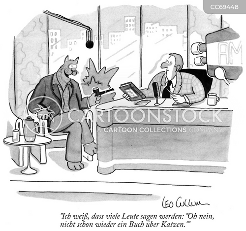 Cartoons und Karikaturen mit Moderatoren