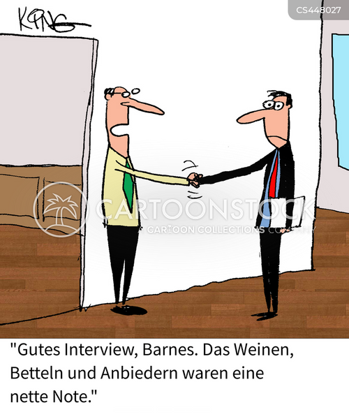 Invitation To Interview Cartoon