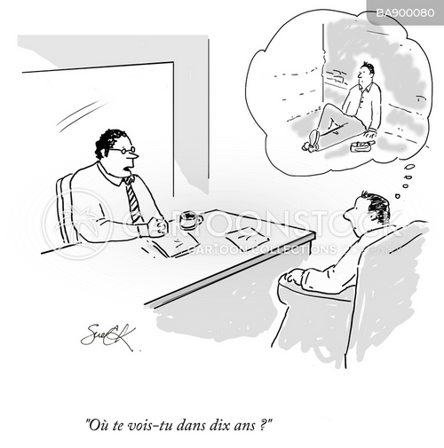 Dessins humoristique et caricaturés avec Protocole D'interview