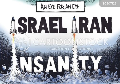 Israel Iran Cartoons and Comics - funny pictures from CartoonStock