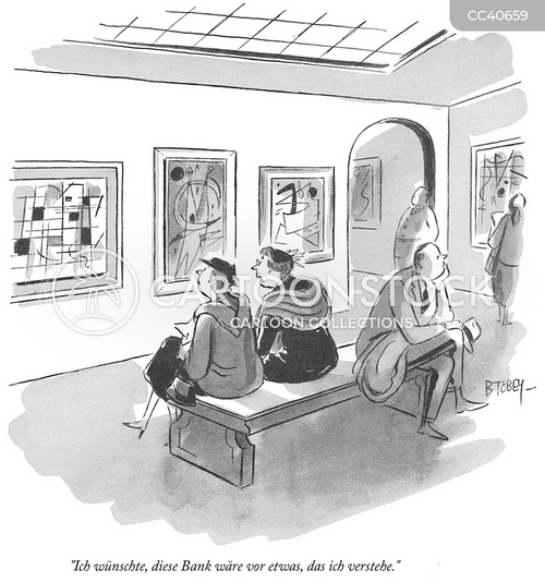 Cartoons und Karikaturen mit Postmodernisten