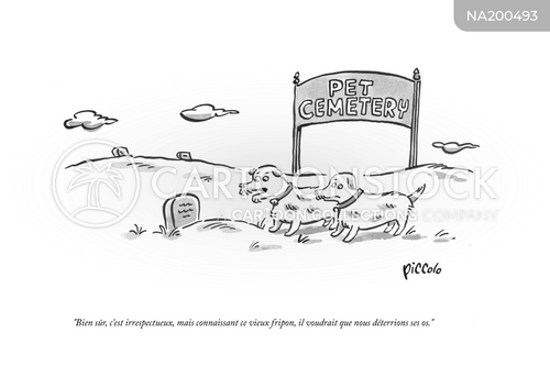 Dessins humoristique et caricaturés avec Profanation De Tombe