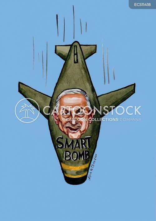 Smart Bombs Cartoons and Comics - funny pictures from CartoonStock