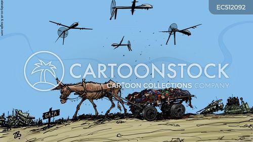 War-torn Landscape Cartoons and Comics - funny pictures from CartoonStock