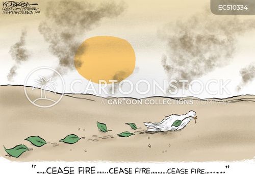 Ceasefire Negotiations Cartoons and Comics - funny pictures from ...