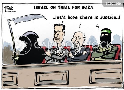 Genocide Trials Cartoons and Comics - funny pictures from CartoonStock