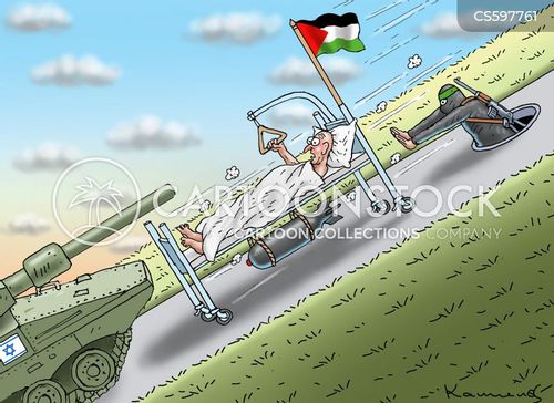 Human Shield Cartoons and Comics - funny pictures from CartoonStock