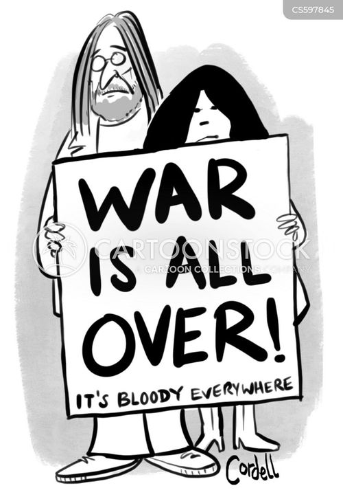 Cease Hostilities Cartoons and Comics - funny pictures from CartoonStock