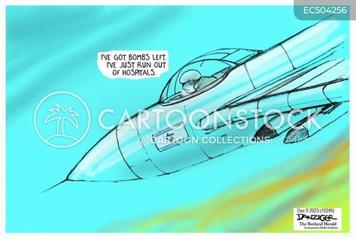 Hospital Bombing Cartoons and Comics - funny pictures from CartoonStock