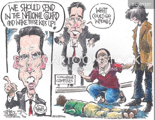 Campus Police Cartoons and Comics - funny pictures from CartoonStock