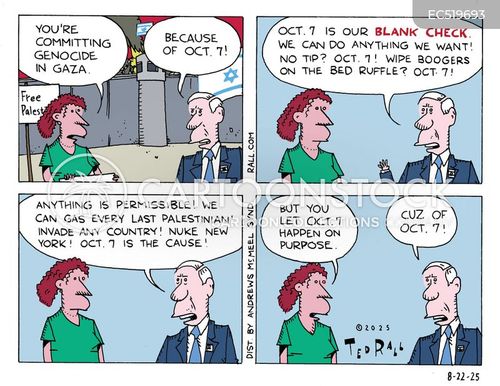 Oct 7 Attacks Cartoons and Comics - funny pictures from CartoonStock