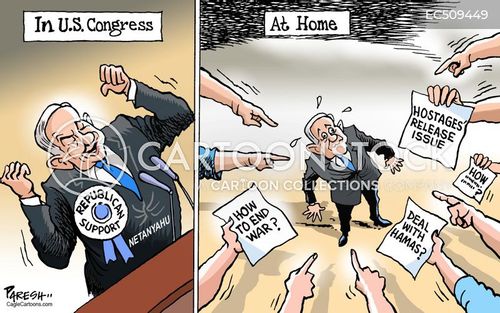 Us Support Of Israel Cartoons and Comics - funny pictures from CartoonStock