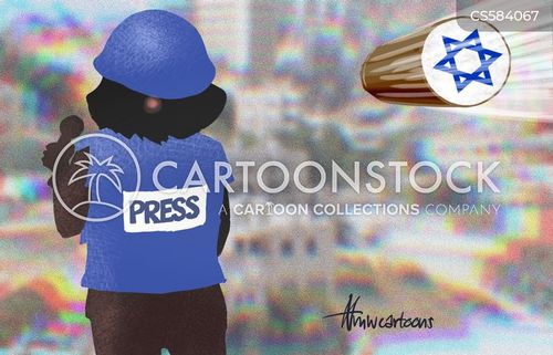Palestinian Reporter Cartoons and Comics - funny pictures from CartoonStock