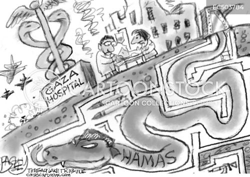 Civilian Hostages Cartoons and Comics - funny pictures from CartoonStock