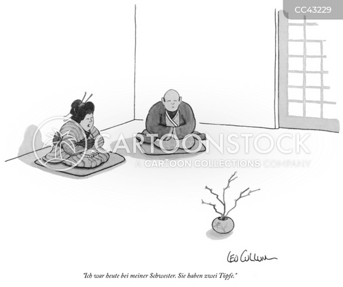 Cartoons und Karikaturen mit Japan