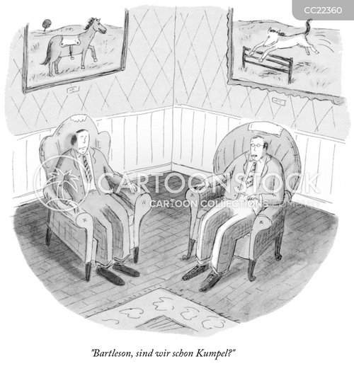 Cartoons und Karikaturen mit Business
