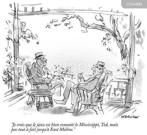 Dessins humoristique et caricaturés avec Delta Du Mississippi