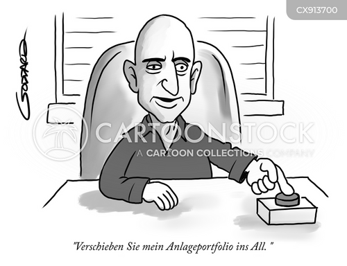 Cartoons und Karikaturen mit Nachhaltiges Investieren