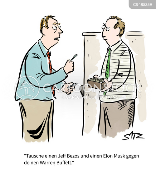 Cartoons und Karikaturen mit Jeff Bezos