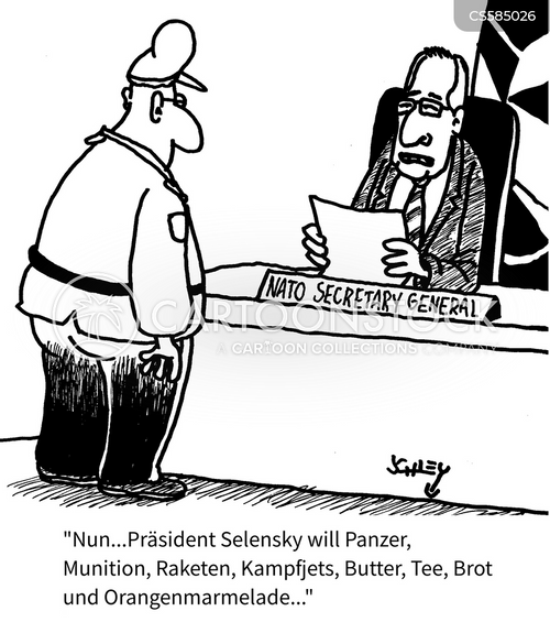 Cartoons und Karikaturen mit Jens Stoltenberg