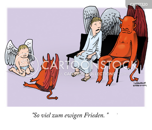 Cartoons und Karikaturen mit Ewiger Ruhezustand