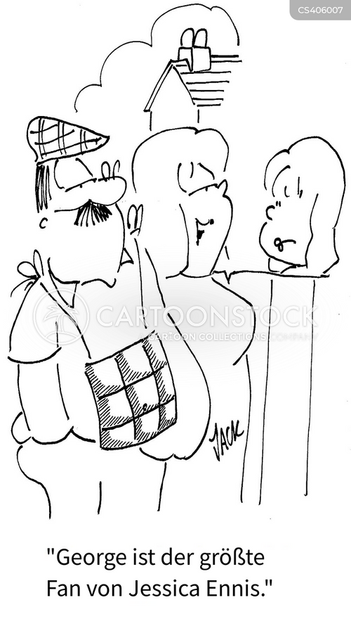 Cartoons und Karikaturen mit Jessica Ennis