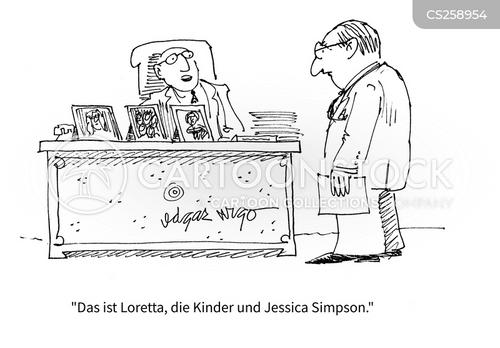 Cartoons und Karikaturen mit Jessica Simpson