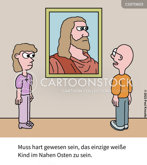 Cartoons und Karikaturen mit Christkind