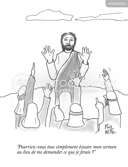 Dessins humoristique et caricaturés avec Pamphlet Religieux